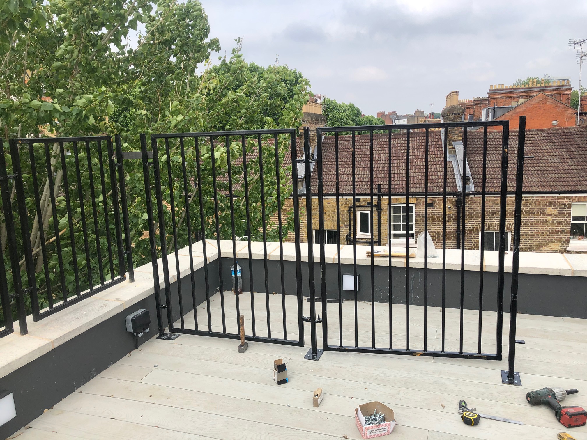 Roof Terrace Railings in Elm Park Gardens, South Kensington & Chelsea ...