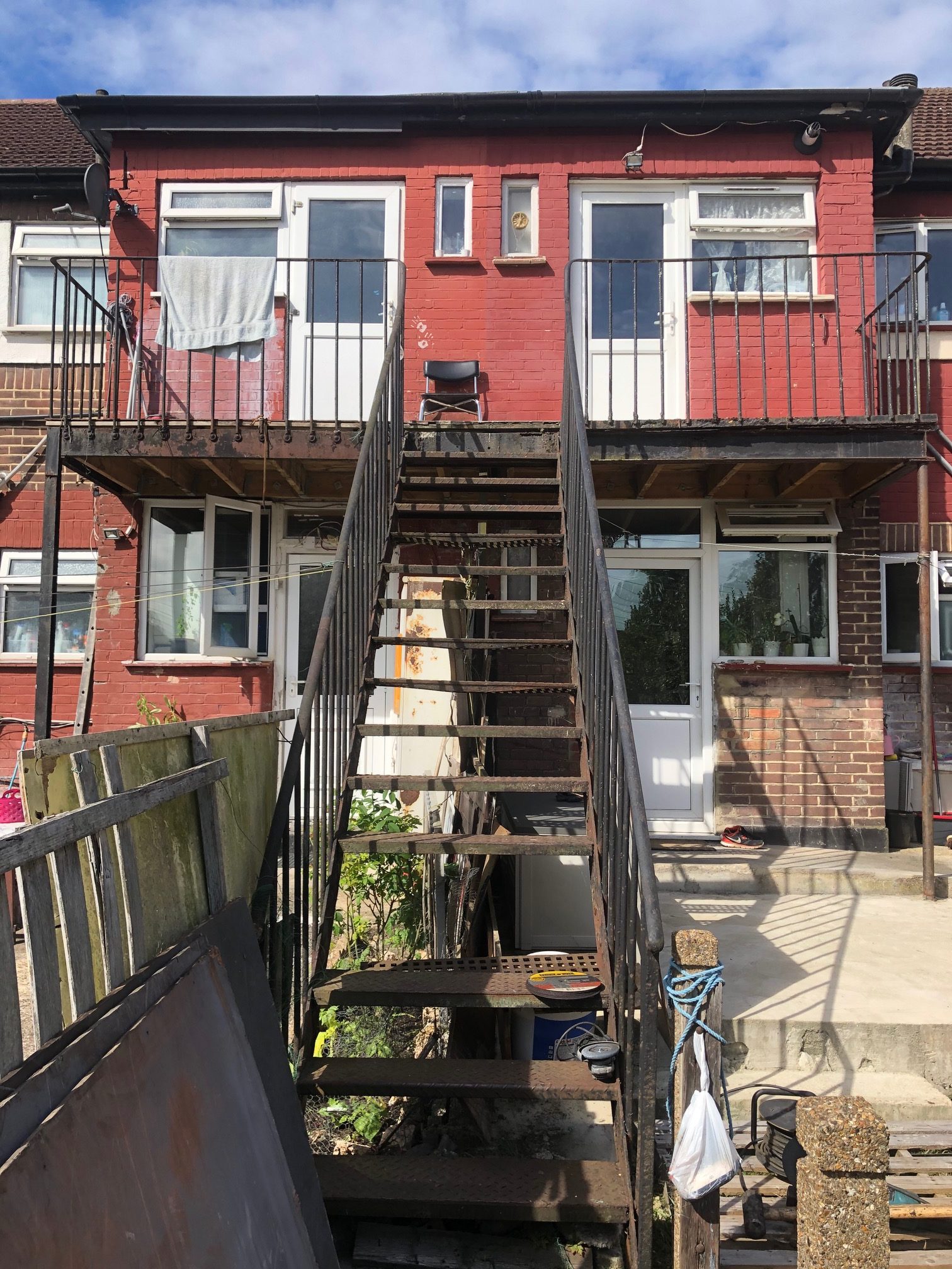 Rear Access Staircase & Double Landing Installation in Wembley - Arc ...