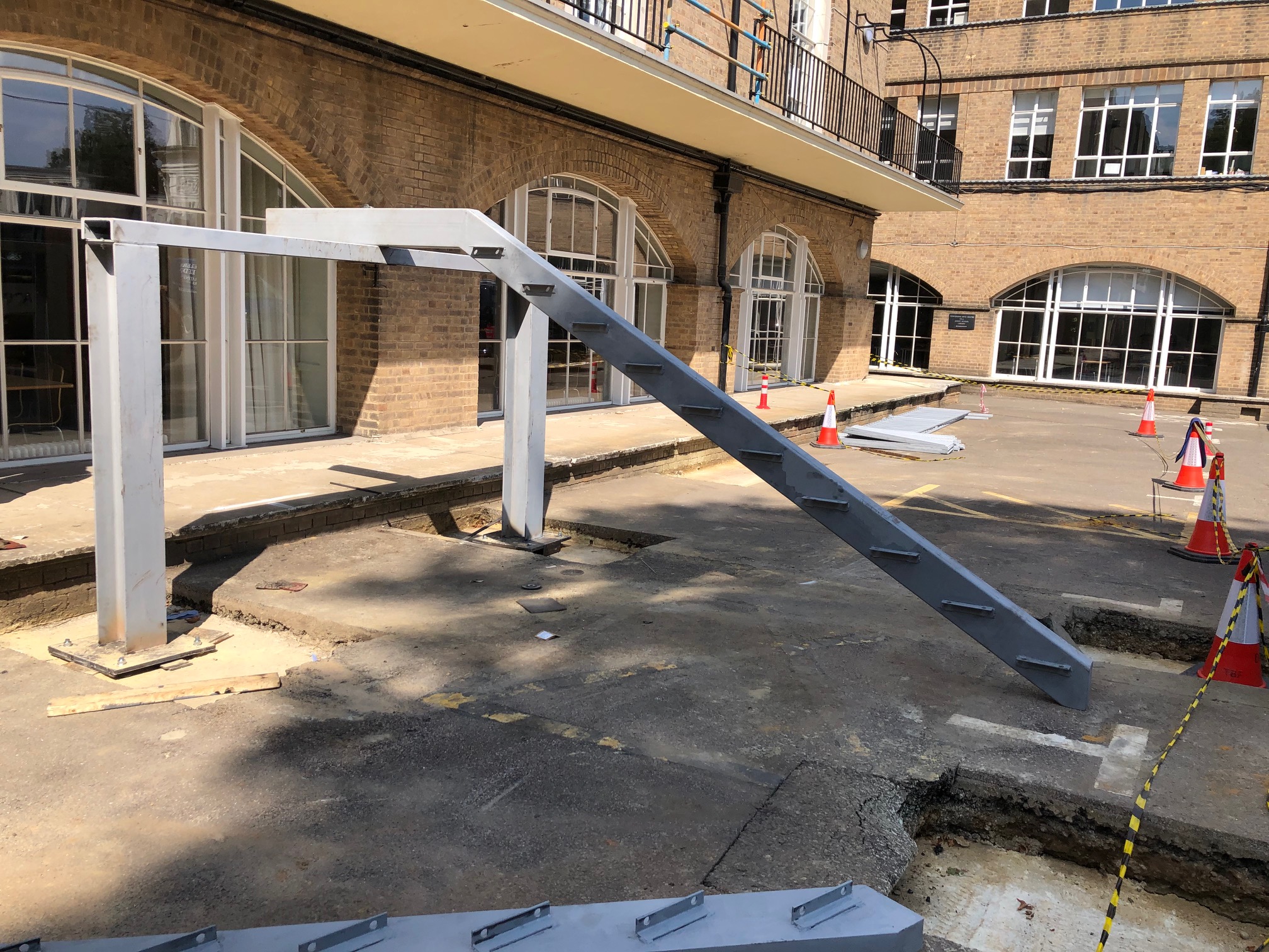 Outdoor Access Staircase For North London Collegiate School In Stanmore ...