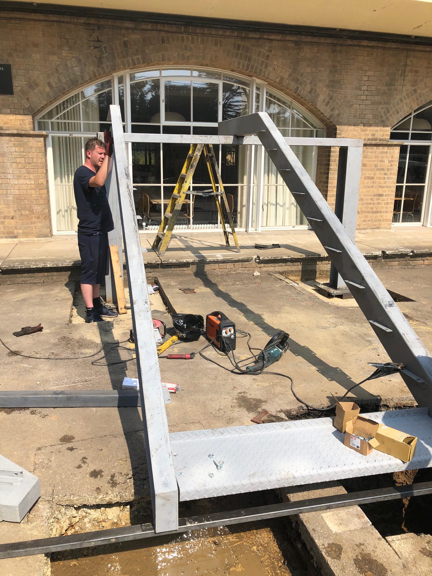 Outdoor Access Staircase For North London Collegiate School In Stanmore ...