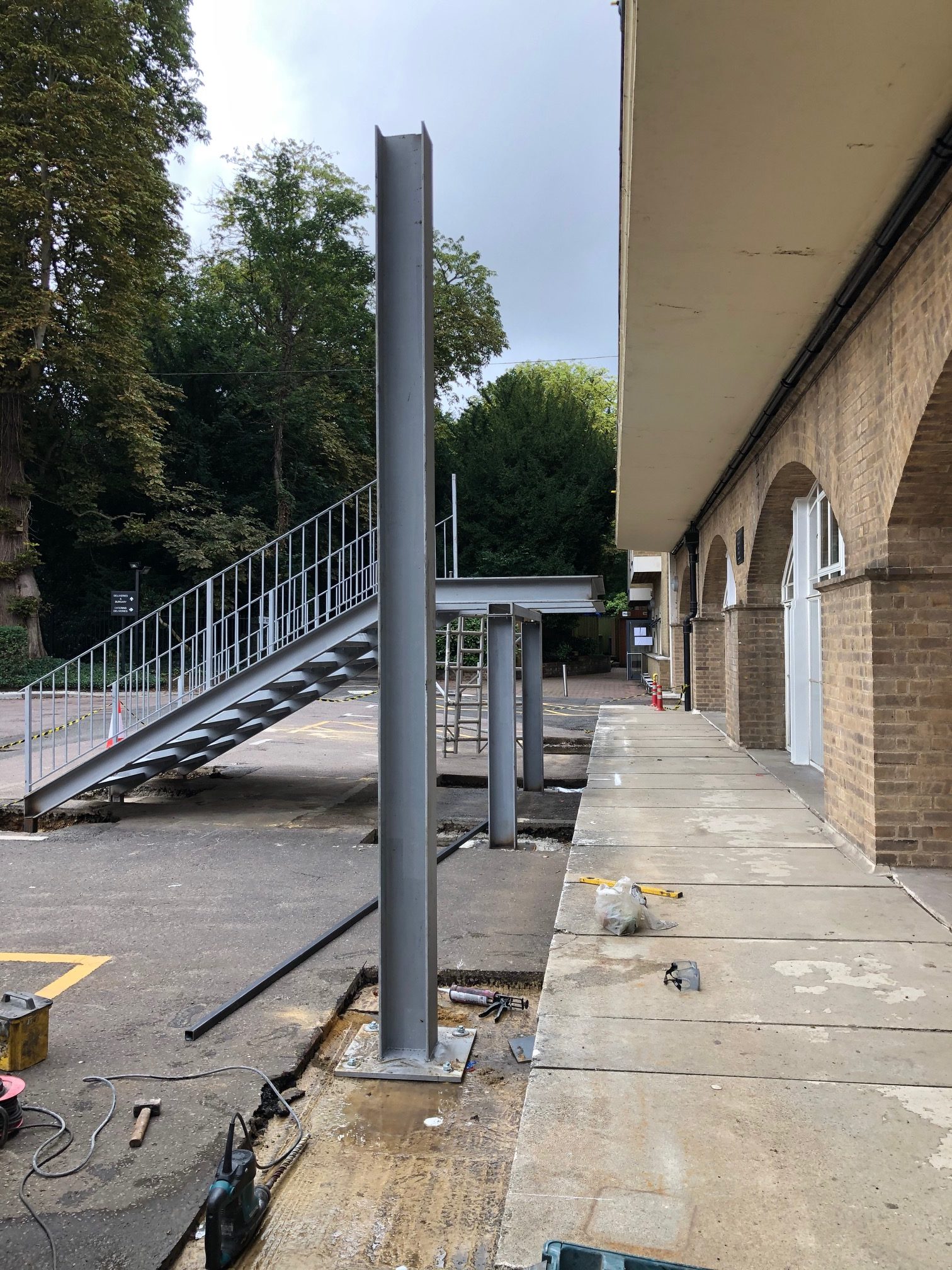 Outdoor Access Staircase For North London Collegiate School In Stanmore ...
