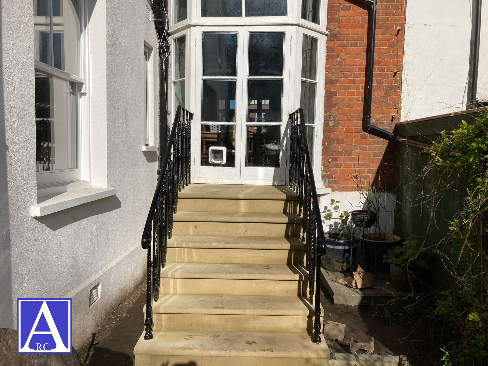 Cast Iron Handrail in Alexandra Palace, London N22 - Arc Fabrications