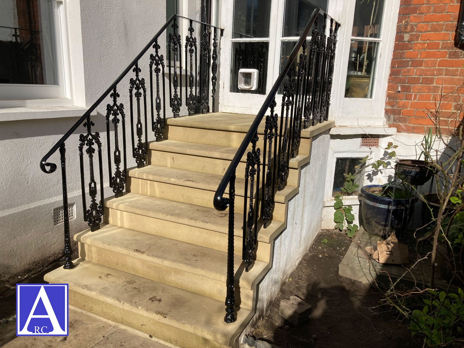 Cast Iron Handrail in Alexandra Palace, London N22 - Arc Fabrications
